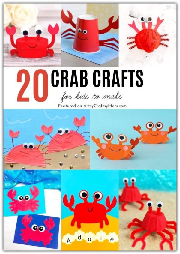 Cute and Easy Origami Crab Craft for Kids